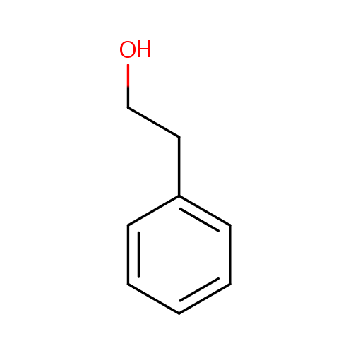 2-Phenylethanol from ligand database | PDTDB & Phytochemical and Drug ...